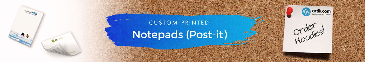 Custom Post It Notes | Printed Sticky Note Pads | Artik Toronto, Canada