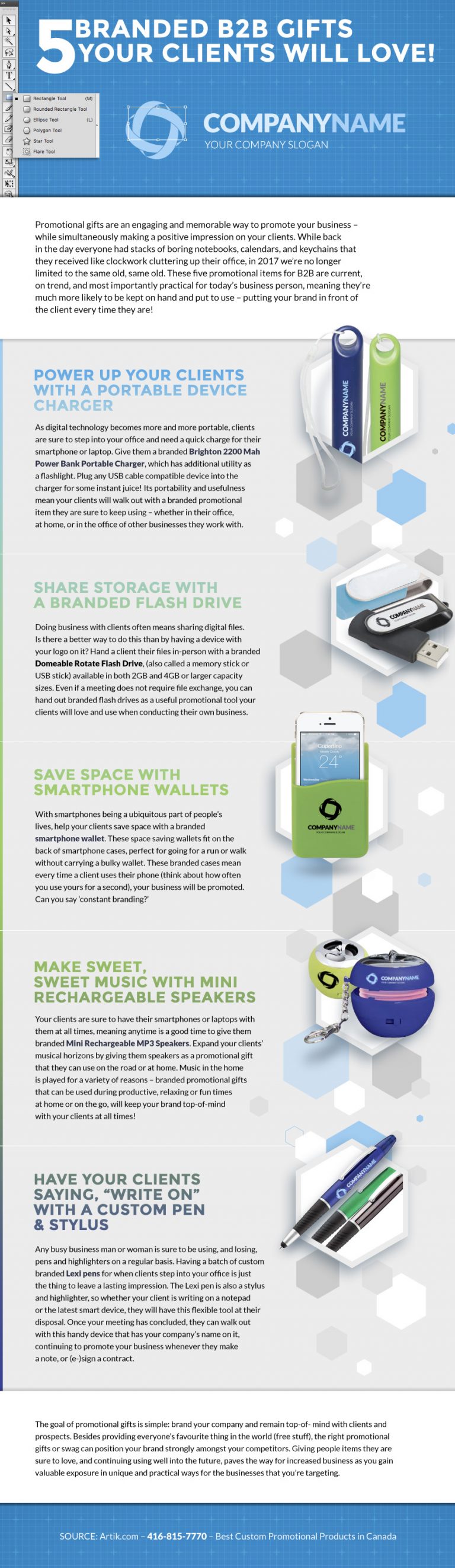 5 Branded B2B Promotional Gifts For Your Clients | Artik Toronto