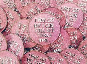 Have fun with lapel pins! add sparkles, chains, hinges and a glow